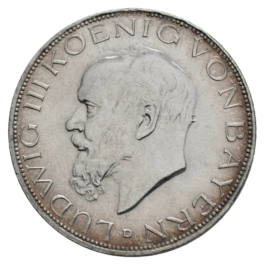 3-Mark-1914-Ludwig-III.-st-J.-52 - WAIGAND Sammlerwelt